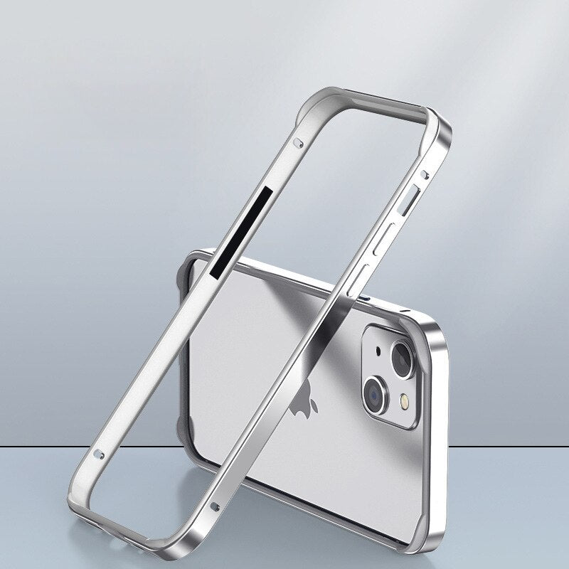 Aluminium Alloy Metal Bumper With Soft Silicone Frame For IPhone 13 Aluminium Alloy Metal Bumper With Soft Silicone Frame For IPhone 13