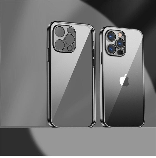 Electroplating Glitter Transparent Case for iPhone 13 Pro – CaseAnytime